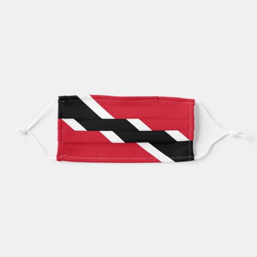 Trinidad Flag Cloth Face Mask | Zazzle