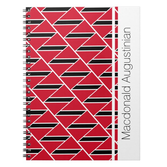 TRINIDAD TOBAGO FLAG Customized Notebook Journal | Zazzle.com