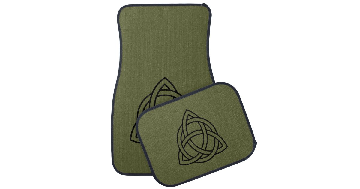 Trinity Celtic Knot Car Mat Set | Zazzle