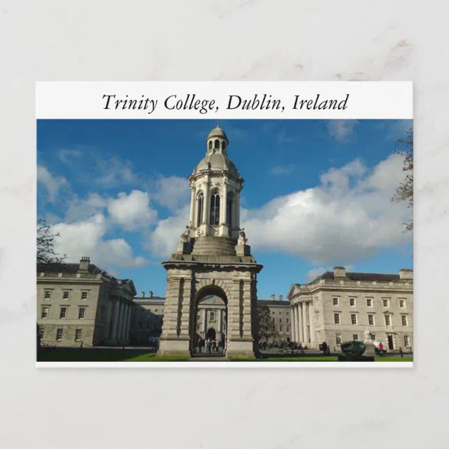 Trinity College Dublin , Ireland Postcard | Zazzle