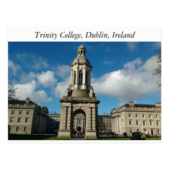 Trinity College Dublin , Ireland Postcard | Zazzle.com
