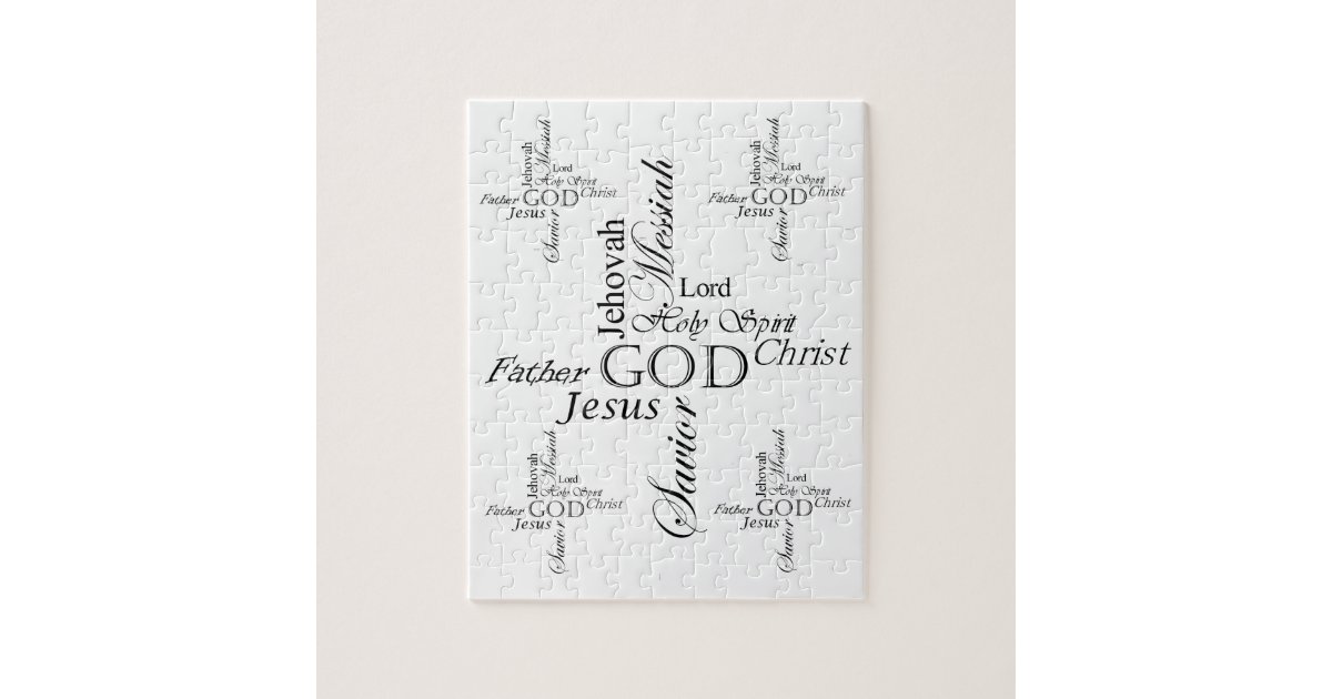 Trinity Names Jigsaw Puzzle | Zazzle