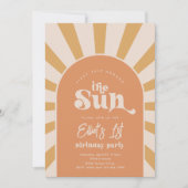 Trip Around The Sun Invitation | Girl Sun Invite | Zazzle