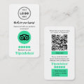 TripAdvisor Review Request Card with QR Code | Zazzle