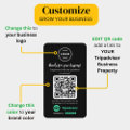 TripAdvisor Review Request with Logo and QR Code Business Card | Zazzle