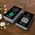 TripAdvisor Review Request with Logo and QR Code Business Card | Zazzle