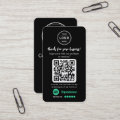 TripAdvisor Review Request with Logo and QR Code Business Card | Zazzle