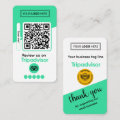 TripAdvisor Review Request with Logo and QR Code Calling Card | Zazzle
