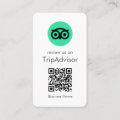 Tripadvisor Reviews | Business Review QR Code Business Card | Zazzle