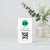 Tripadvisor Reviews | Business Review QR Code Business Card | Zazzle