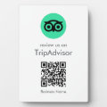 Tripadvisor Reviews Tabletop Sign | QR Code Plaque | Zazzle