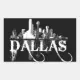 Triple D (Dallas, Texas) Rectangular Sticker | Zazzle