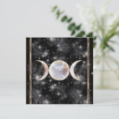 Triple Moon Moonstone Invitation | Zazzle
