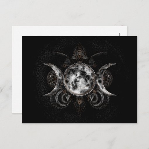 Triple Moon - Triple Goddess Postcard | Zazzle