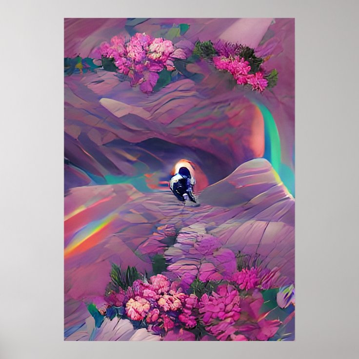 Tripping Balls Art - Astronaut Obstacles Poster | Zazzle