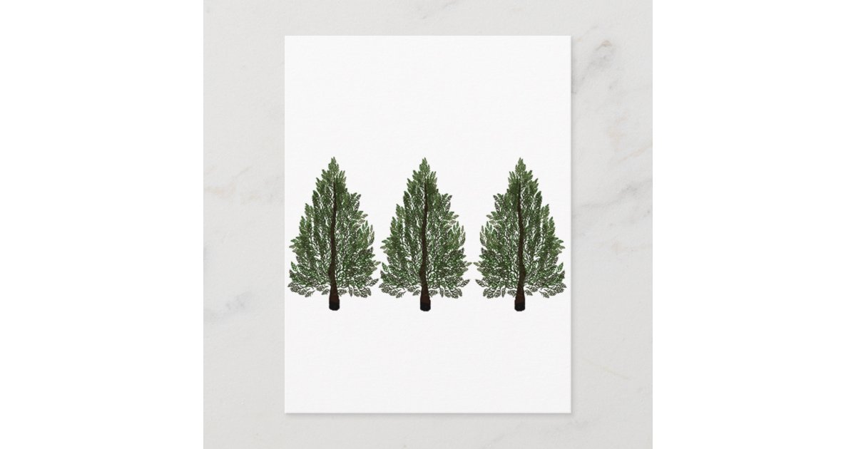 Tripple Pines Postcard | Zazzle