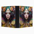 Trippy Fairy Fantasy Art 3 Ring Binder | Zazzle