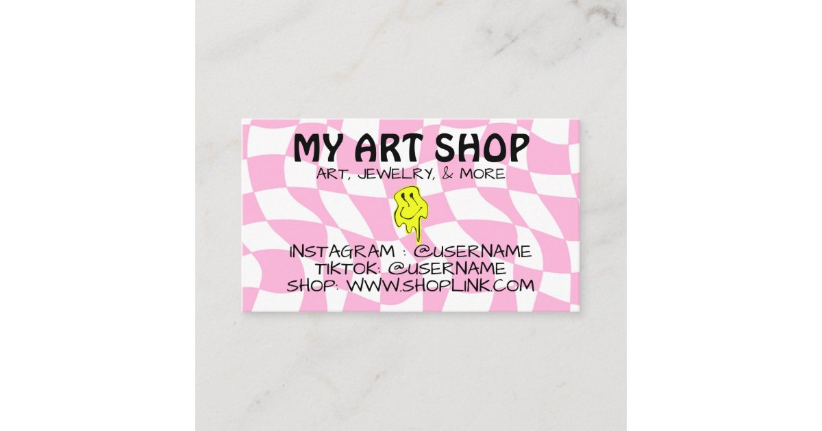 Trippy Hippie Business Card | Zazzle