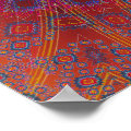 Trippy Poster: Psychedelic Radial Artwork Poster | Zazzle
