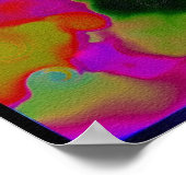 Trippy Psychedelic Skull Hidden Pictures Poster | Zazzle