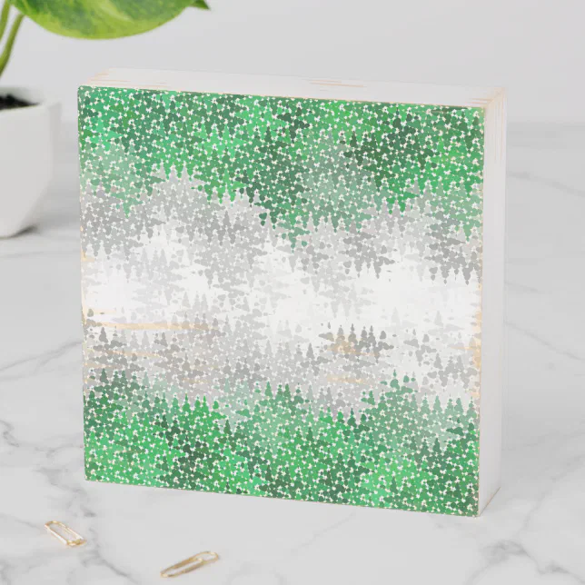 Trippy Squiggly Abstract Grayromantic Pride Flag Wooden Box Sign | Zazzle