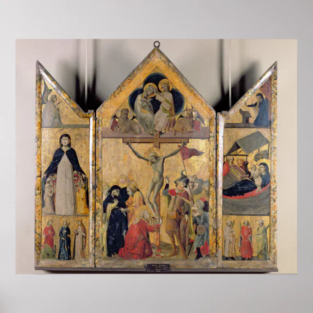Triptych with Scenes from the Life of the Poster | Zazzle