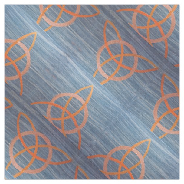 Celtic Knot Pattern Fabric | Zazzle