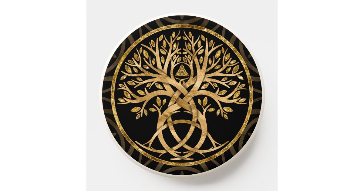 Triquetra Tree of life PopSocket | Zazzle