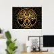 Triquetra Tree of life Poster | Zazzle