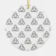 Triquetra Vesica Symbol Ceramic Ornament | Zazzle