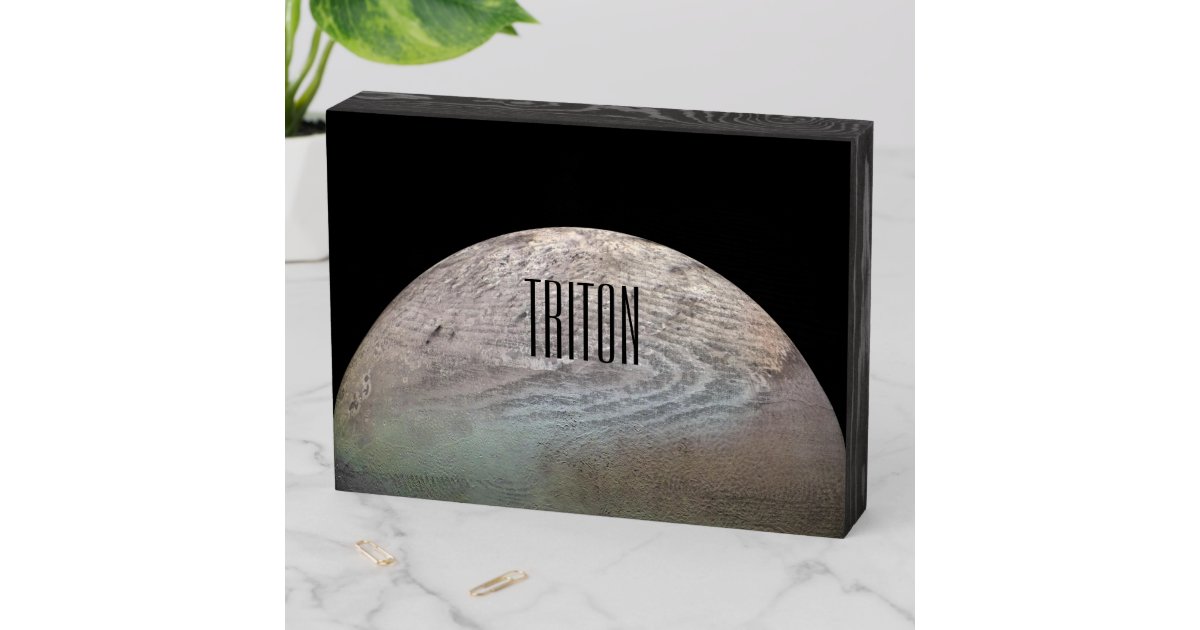 Triton Wooden Box Sign | Zazzle