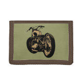 Triumph Bobber Motorbike Tri-fold Wallet | Zazzle
