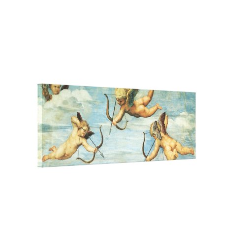 Triumph of Galatea Angels detail by Raphael Sanzio Canvas Print | Zazzle