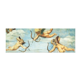 Triumph of Galatea Angels detail by Raphael Sanzio Canvas Print | Zazzle