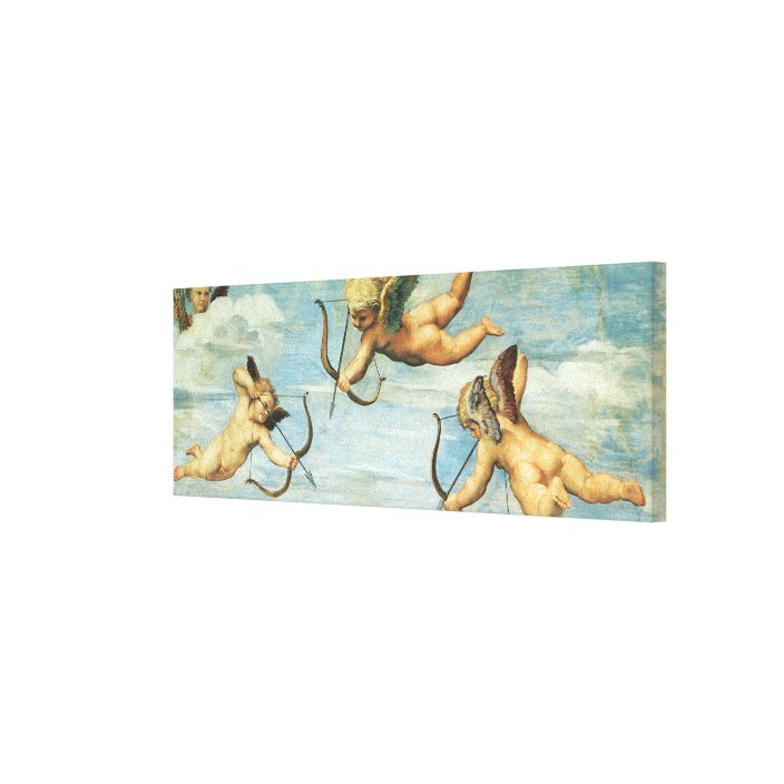 Triumph of Galatea Angels detail by Raphael Sanzio Canvas Print ...