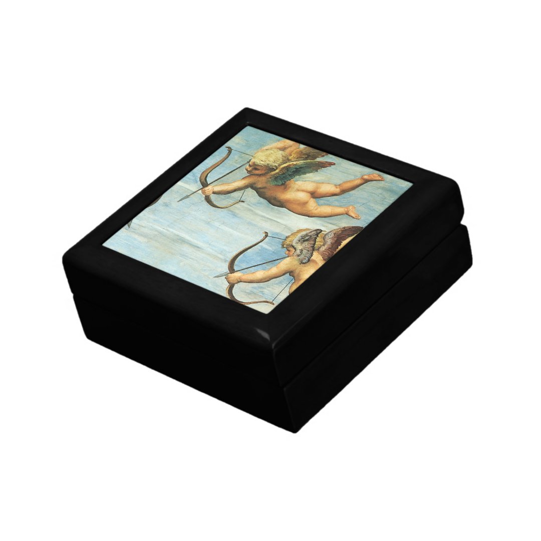 Triumph of Galatea Angels detail by Raphael Sanzio Jewelry Box | Zazzle