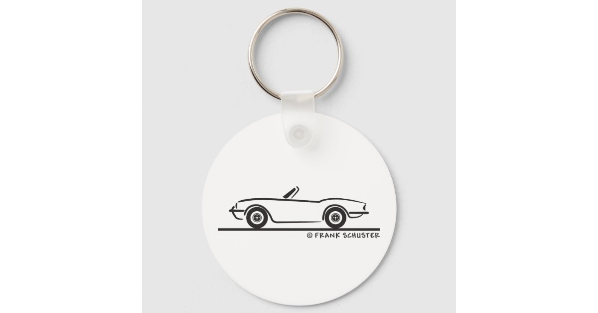 Triumph Spitfire Keychain | Zazzle