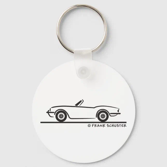 Triumph Spitfire Keychain | Zazzle