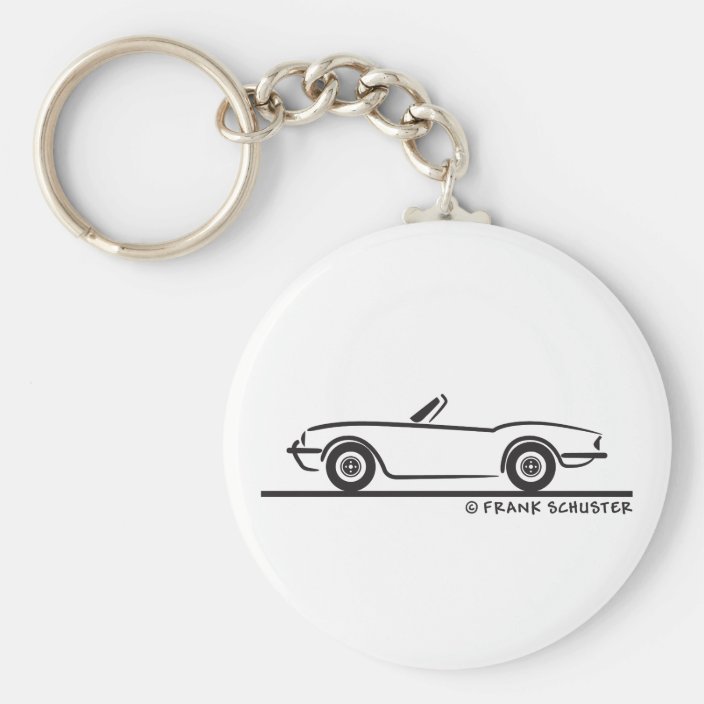 Triumph Spitfire Keychain | Zazzle.com