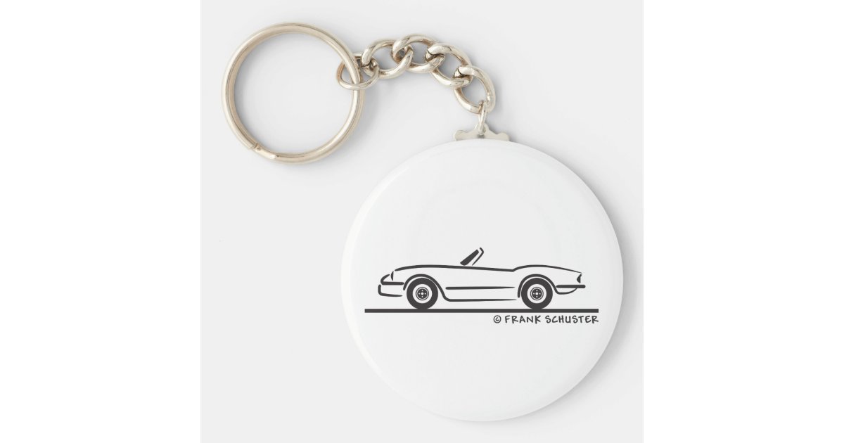 Triumph Spitfire Keychain | Zazzle
