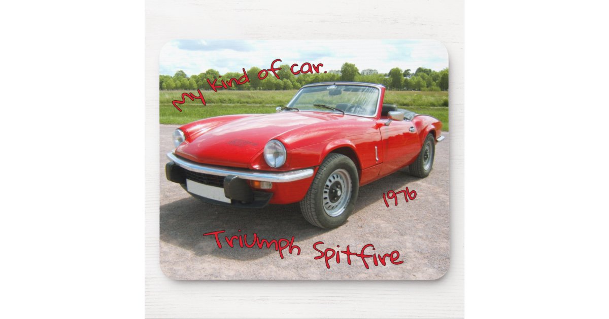 Triumph Spitfire Mouse Pad | Zazzle