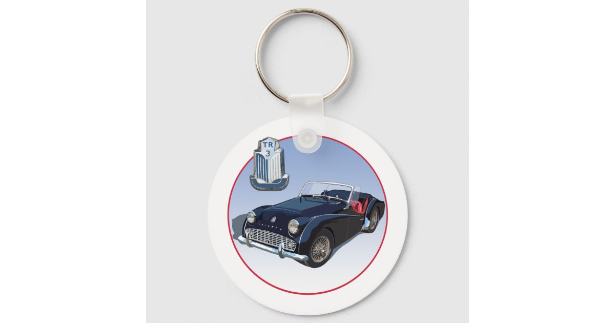 Triumph TR3 Keychain | Zazzle