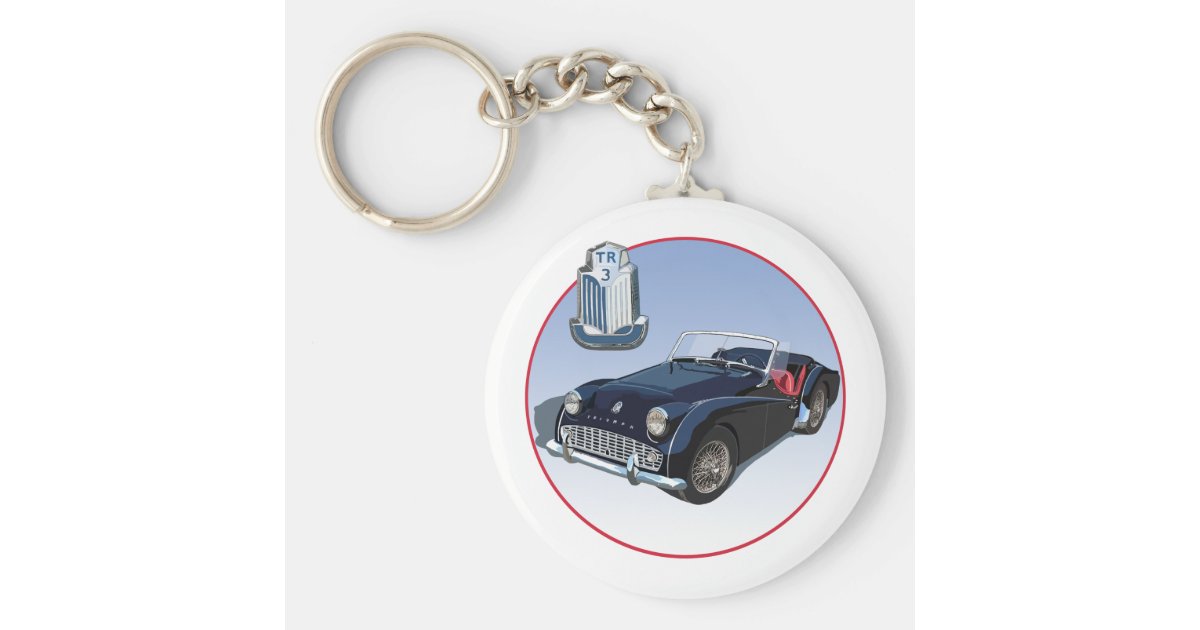 Triumph TR3 Keychain | Zazzle.com