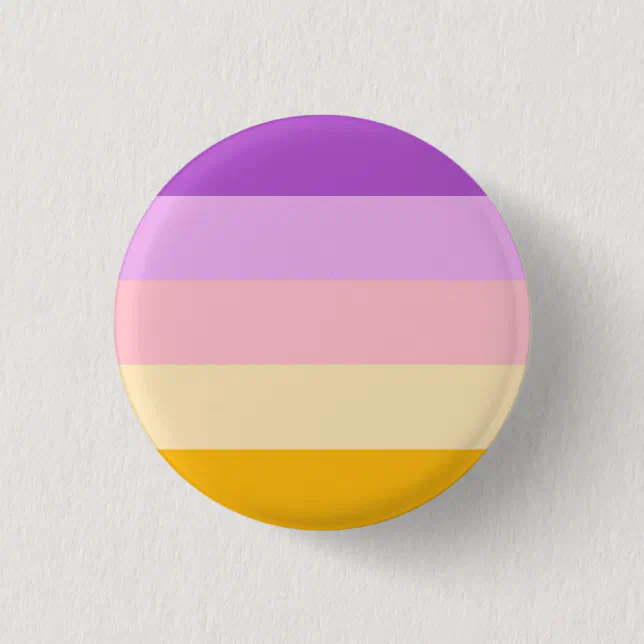 Trixic Pride Flag Badge Button | Zazzle