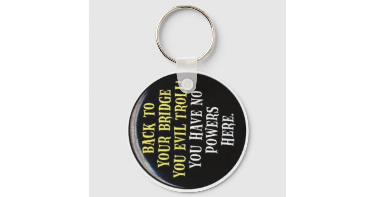 Troll Keychain | Zazzle