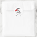 Troll Le Me Memes thinking mast EDITABLE christmas Classic Round ...