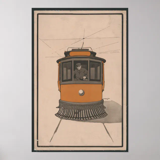 Trolley Poster | Zazzle