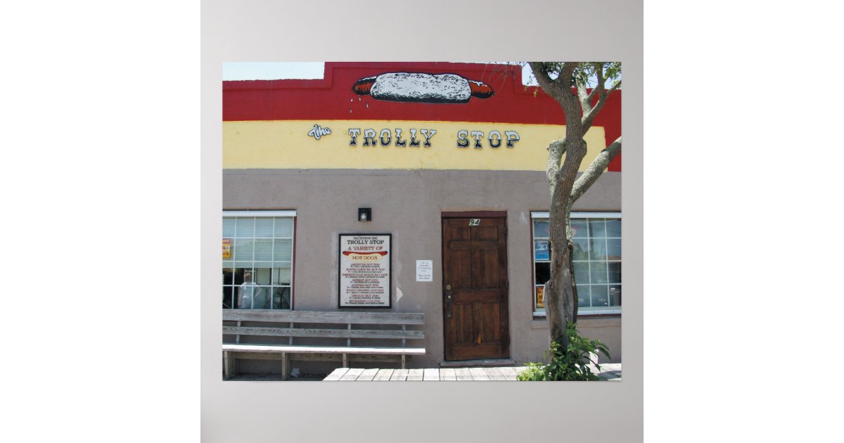 Trolly Stop Poster | Zazzle