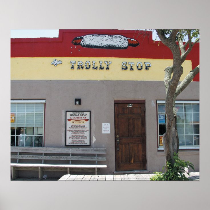 Trolly Stop Poster | Zazzle