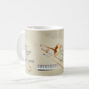 Trombone Coffee Mug | Zazzle